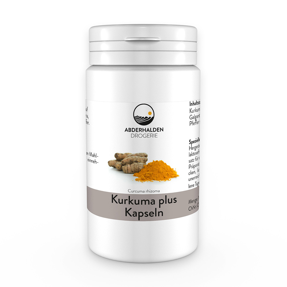 Abderhalden Drogerie Kurkuma plus Kapseln